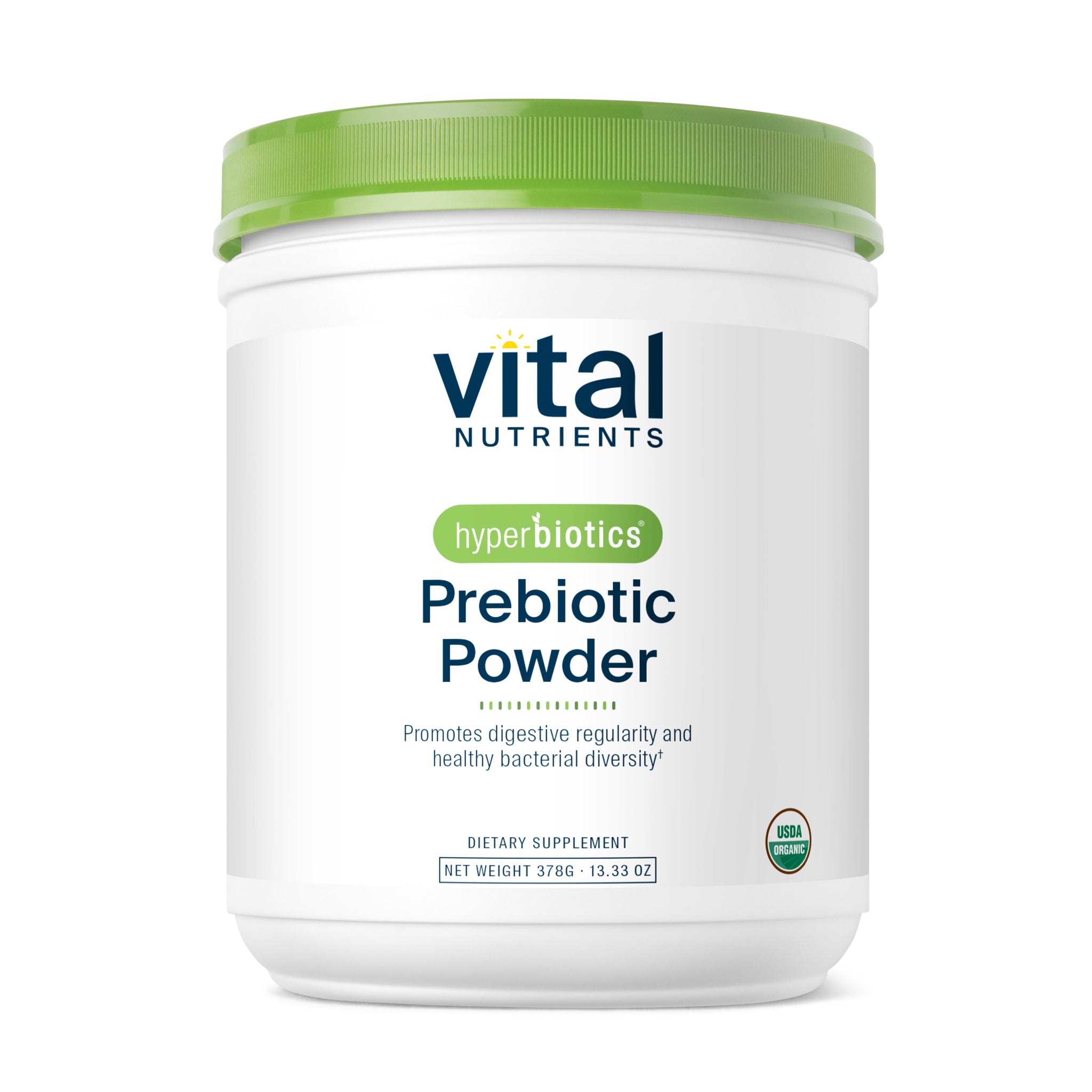 Prebiotic Powder: 100% Organic Prebiotic Fiber Powder – Hyperbiotics