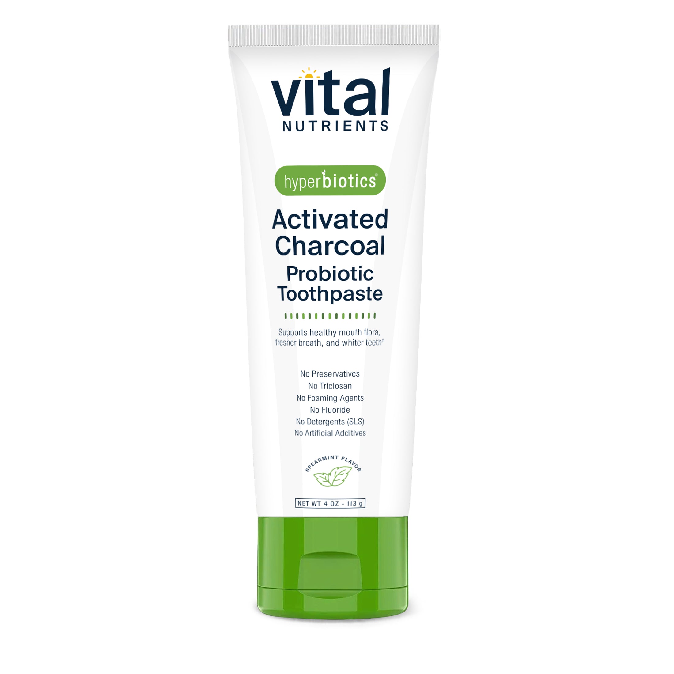 Activated Charcoal Probiotic Toothpaste - Hyperbiotics