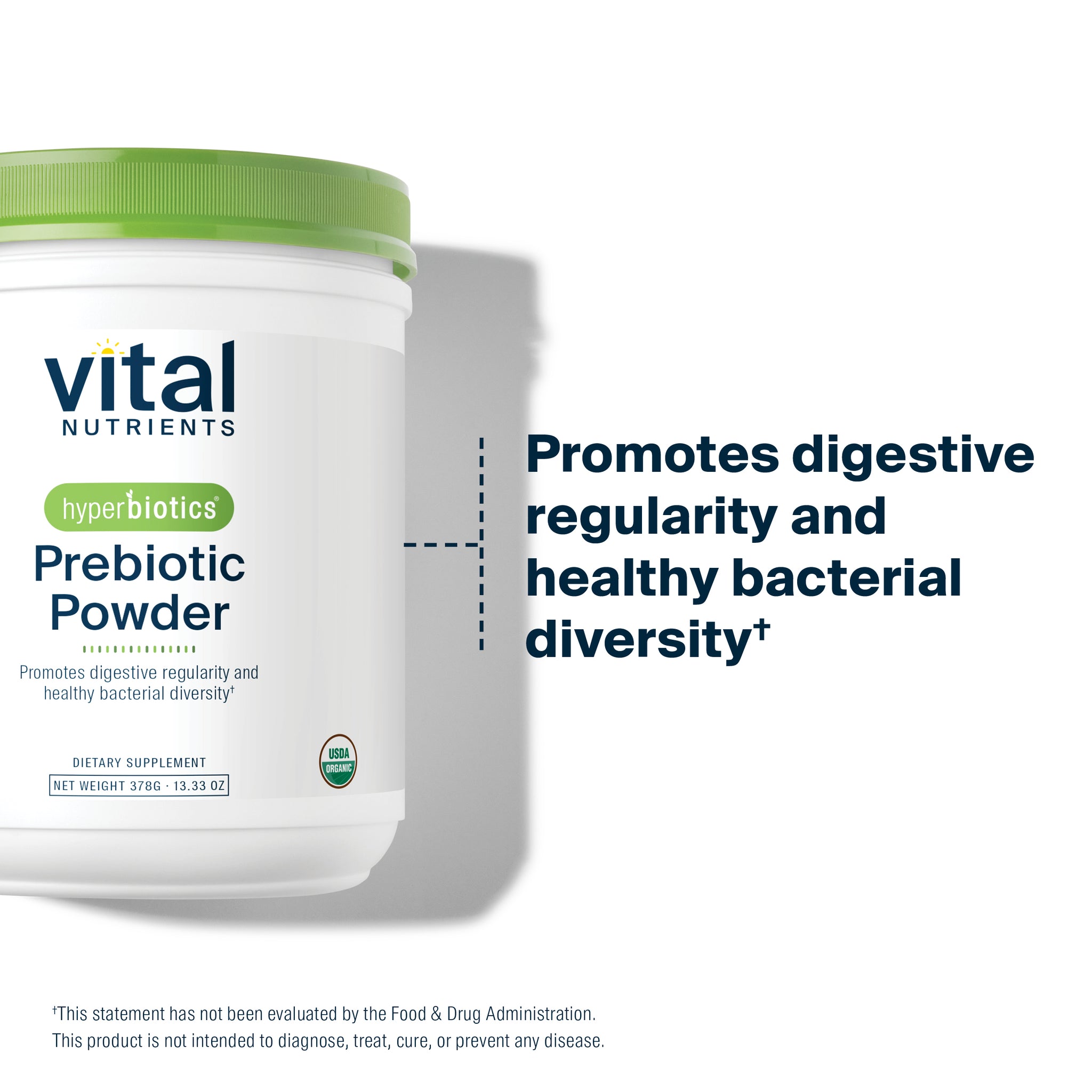 Prebiotic Powder: 100% Organic Prebiotic Fiber Powder – Hyperbiotics