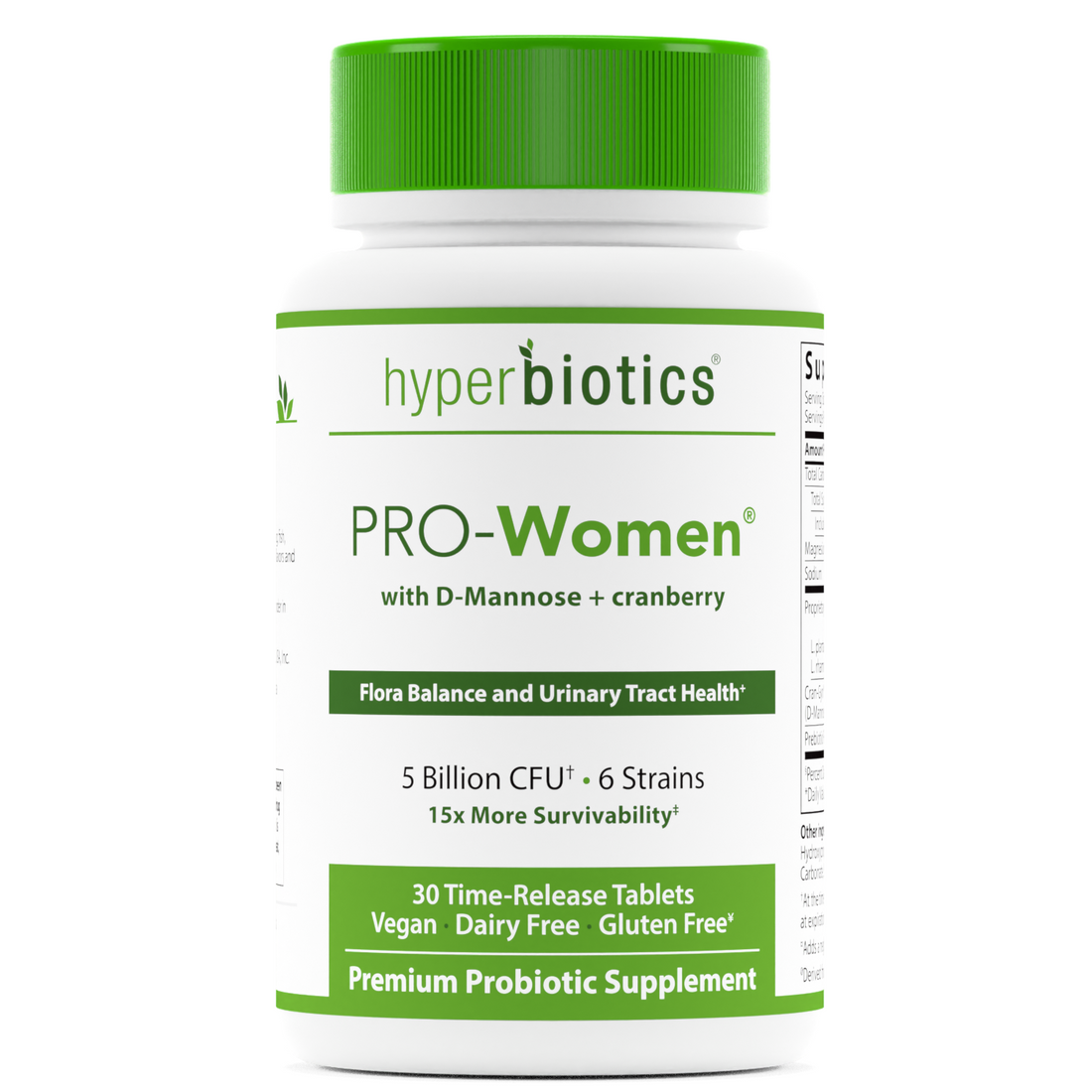 PRO-Women: Probiotics for Women with Cranberry Extract – Hyperbiotics